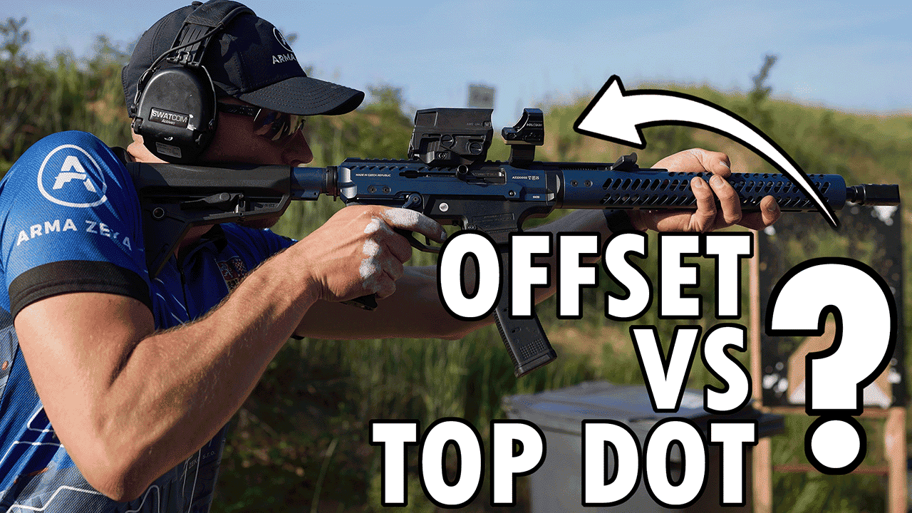 Druhý kolimátor na pušku: TOP vs. OFFSET | Stream